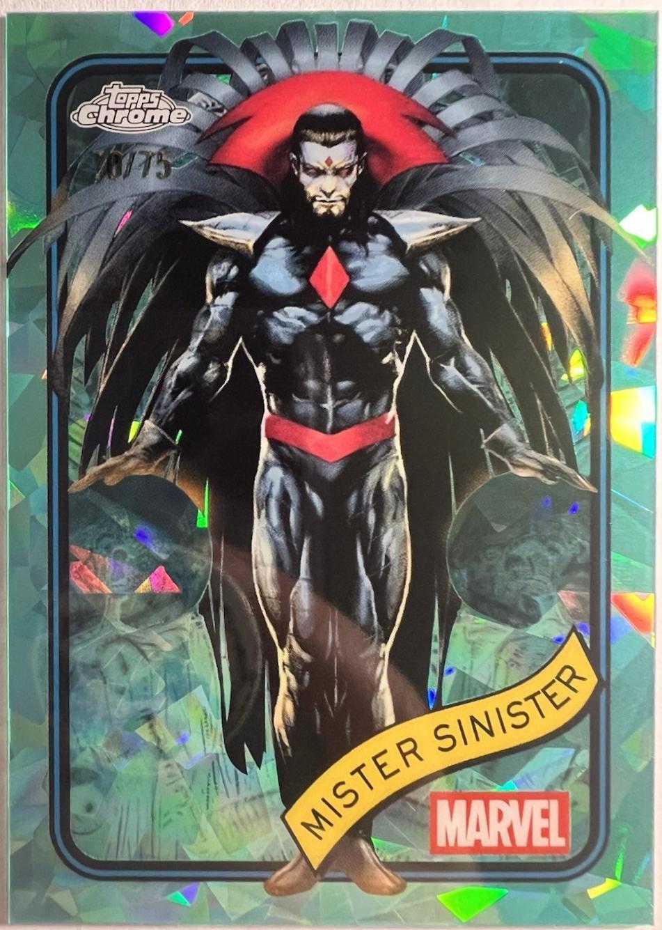 Mister Sinister [Aqua Sapphire] #155 Prices | Marvel 2025 Topps Chrome ...