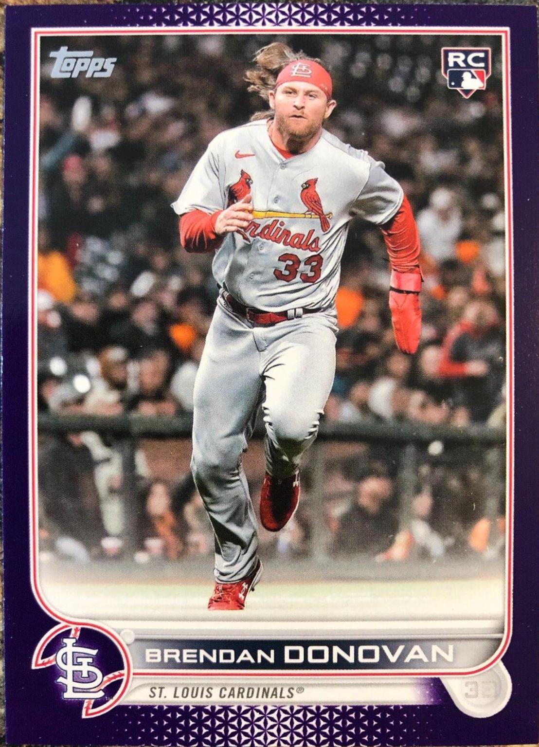 Brendan Donovan [Purple] #US150 Prices | 2022 Topps Update | Baseball Cards