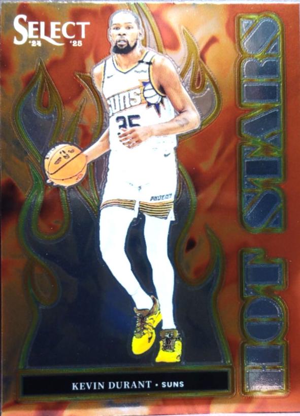 Kevin Durant #14 Prices | 2024 Panini Select Hot Stars | Basketball Cards