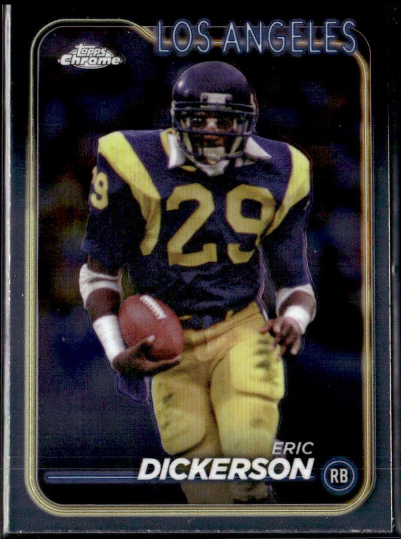 Eric Dickerson #104 Prices | 2024 Topps Chrome | Football Cards