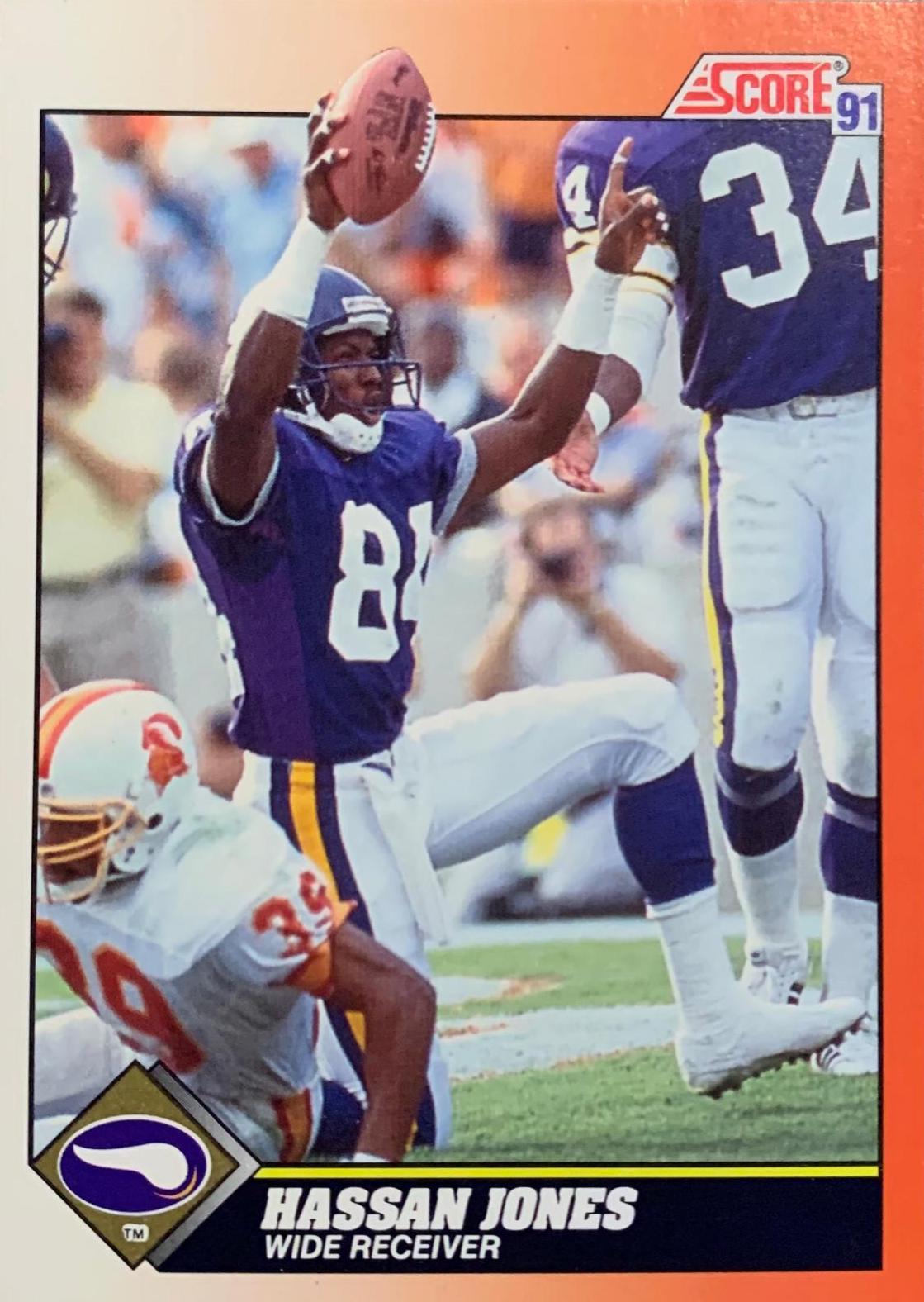 Hassan Jones #413 Prices | 1991 Score | Football Cards