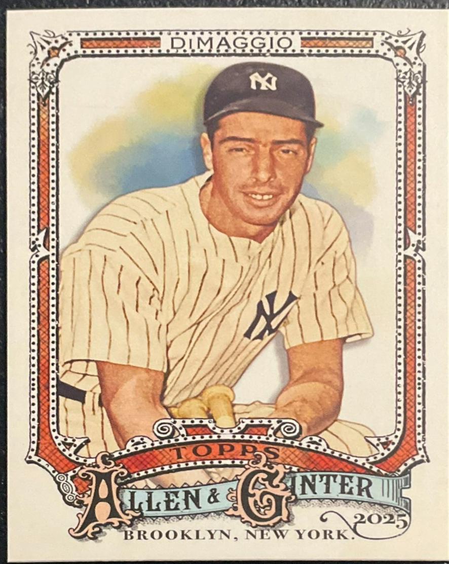 Joe DiMaggio [SP] #342 Prices | 2025 Topps Allen and Ginter | Baseball ...