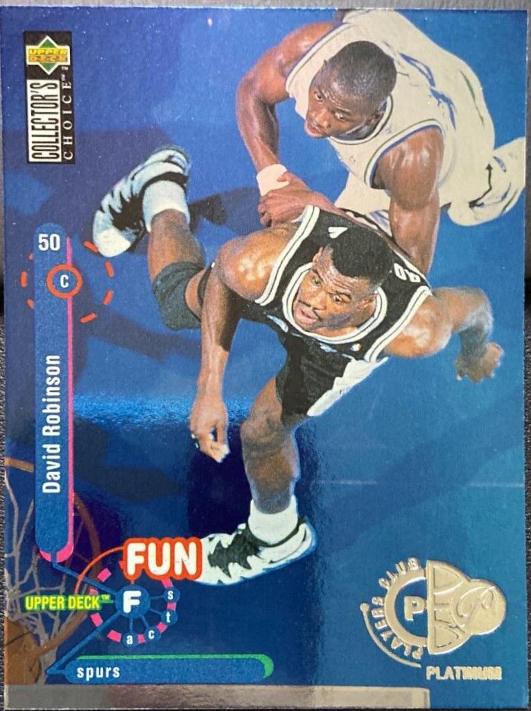 David Robinson [Player's Club Platinum] #189 Prices | 1995 Collector's ...