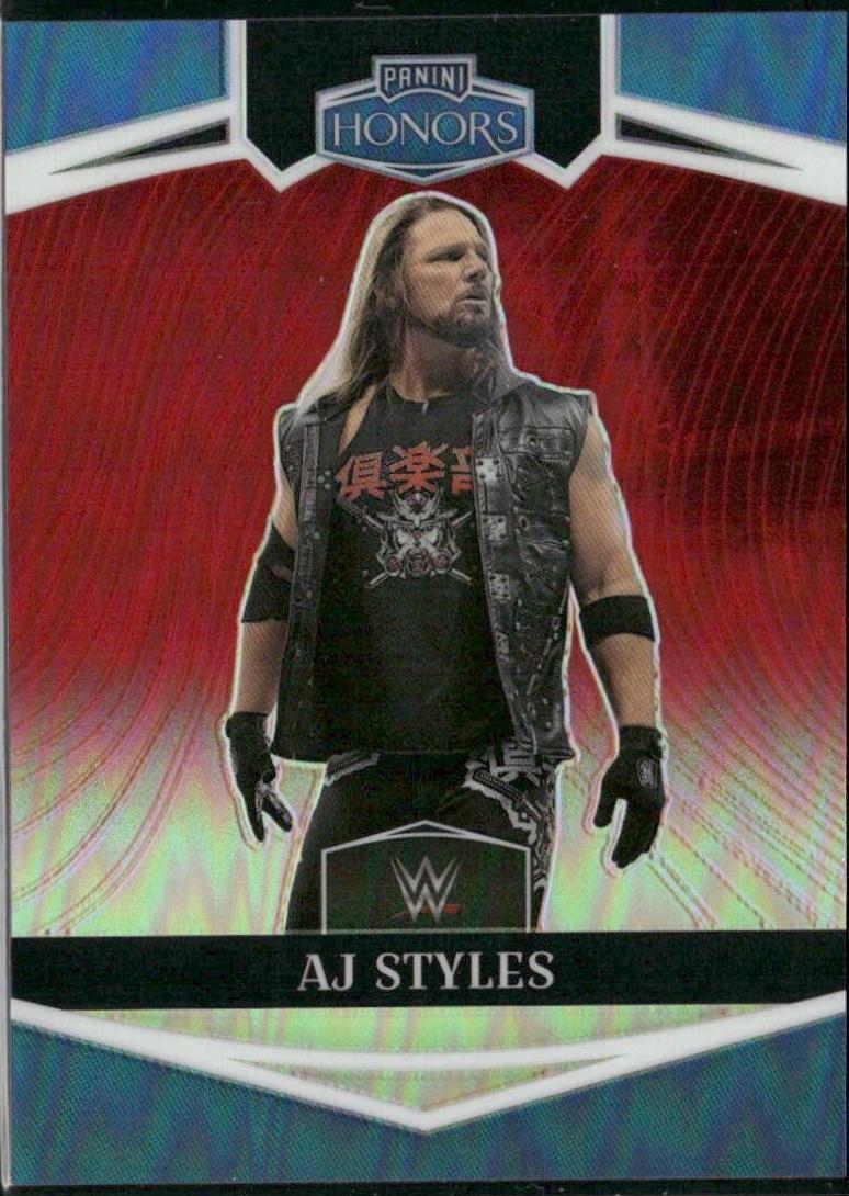 AJ Styles [Red] #348 Prices | 2023 Panini Chronicles WWE | Wrestling Cards