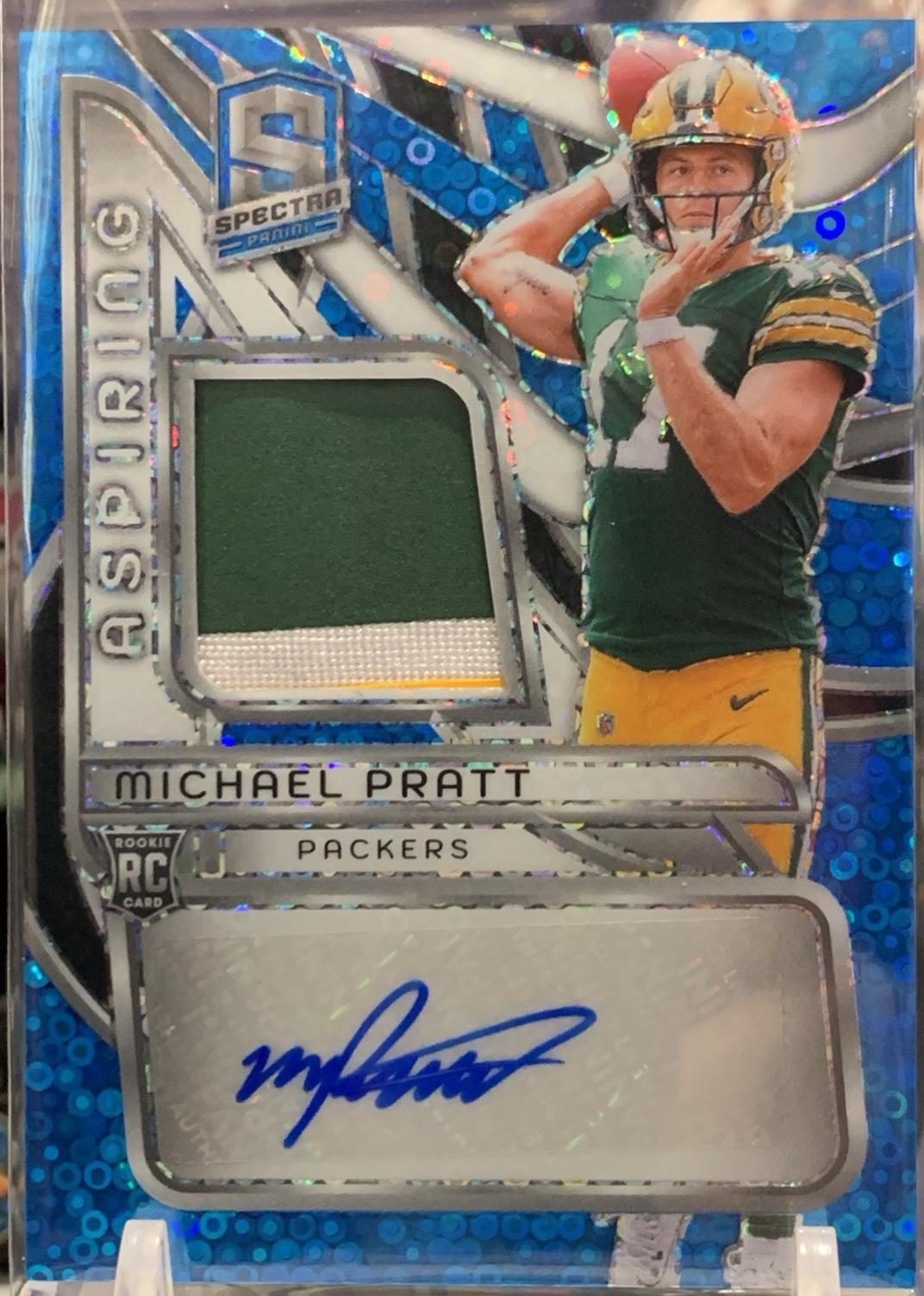 Michael Pratt [Blue Neon] #APA-MPT Prices | 2024 Panini Spectra ...