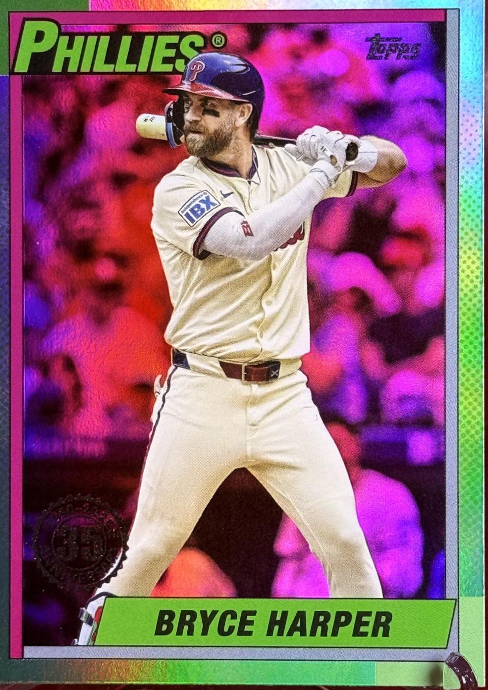 Bryce Harper [Pink Foil] #U90-15 Prices | 2025 Topps Update 1990 ...