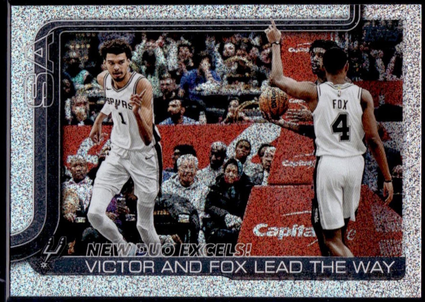 Victor Wembanyama [Sandglitter] #300 Prices | 2025 Topps | Basketball Cards