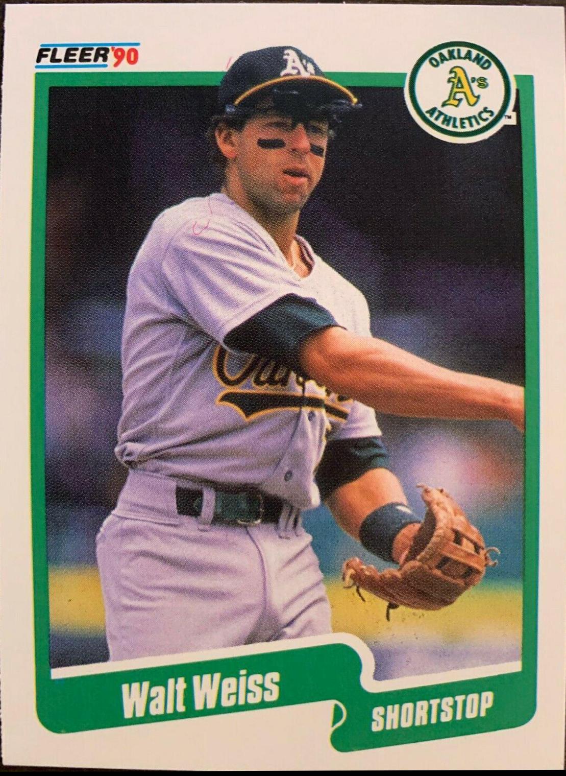 Walt Weiss #22 Prices | 1990 Fleer | Baseball Cards