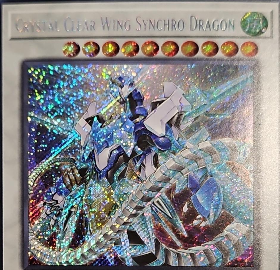 Crystal Clear Wing Synchro Dragon [Secret Rare] RA04-EN059 Prices ...
