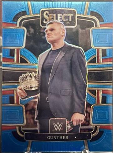 Gunther [Light Blue Prizm] #50 Prices | 2024 Panini Select WWE ...
