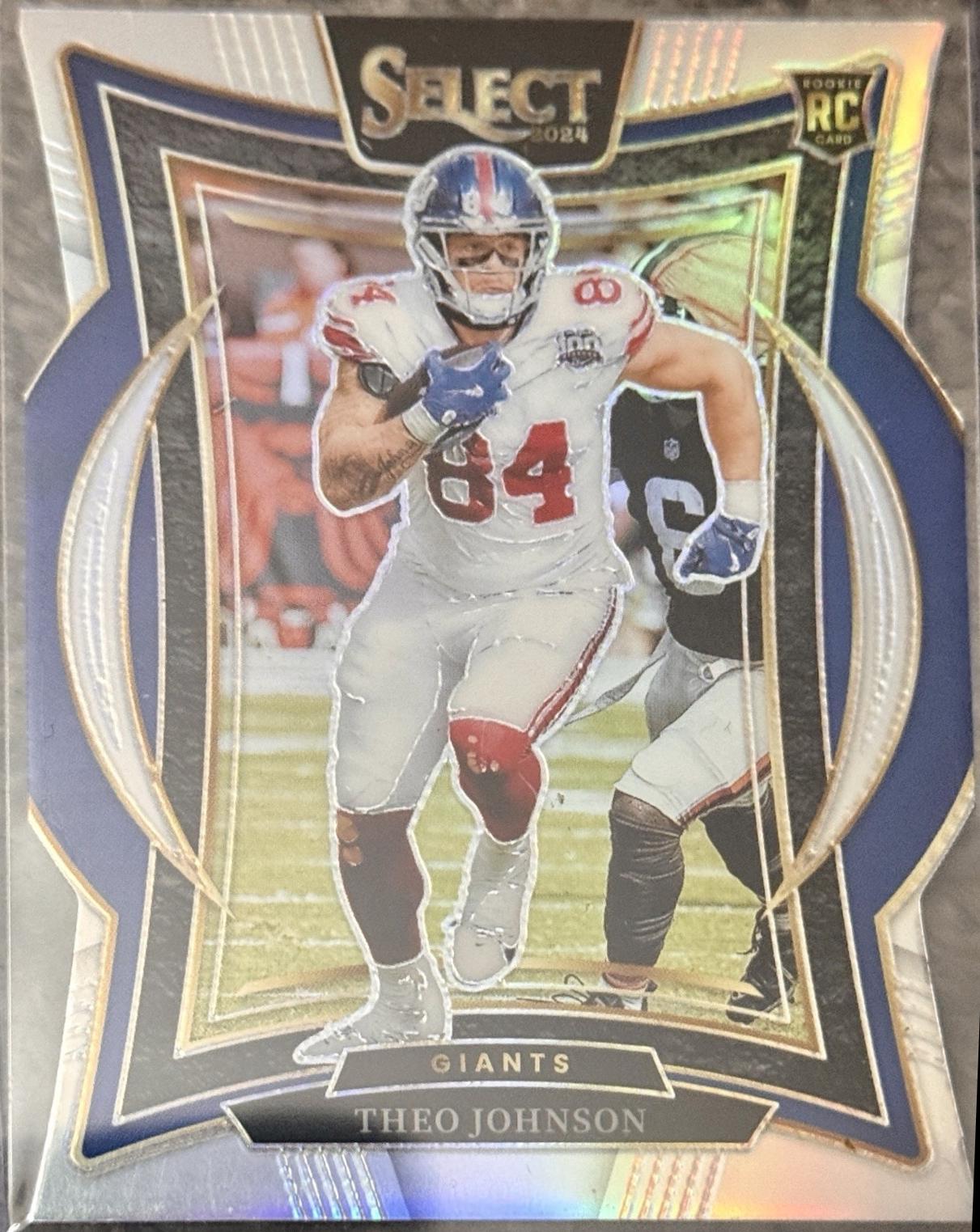 Theo Johnson [Silver Prizm Die-Cut] #96 Prices | 2024 Panini Select | Football Cards