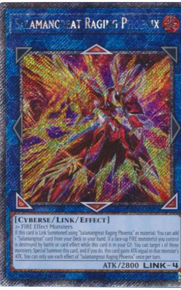Salamangreat Raging Phoenix [Platinum Secret Rare] RA04-EN083 Prices | YuGiOh Quarter Century ...
