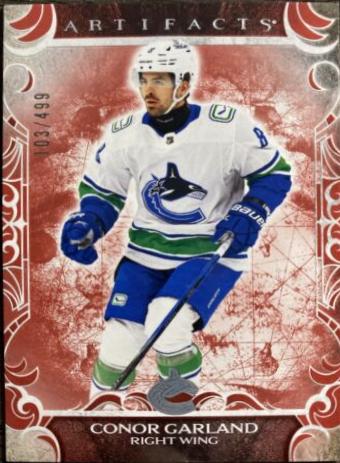 Conor Garland [Ruby] #33 Prices | 2024 Upper Deck Artifacts | Hockey Cards