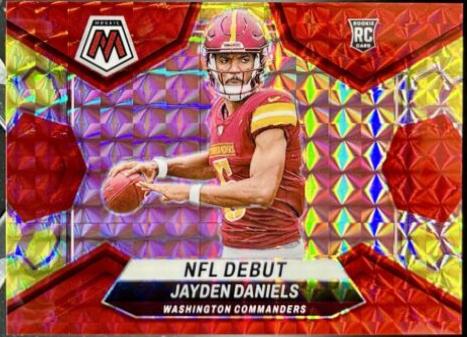 Jayden Daniels [Fusion Red Yellow Choice] #272 Prices | 2024 Panini ...