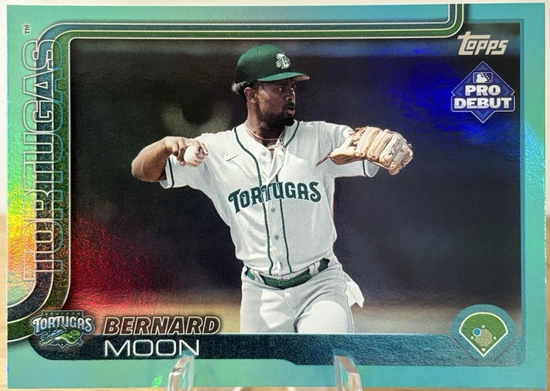 Bernard Moon [Aqua Foil] #PD-124 Prices | 2025 Topps Pro Debut ...