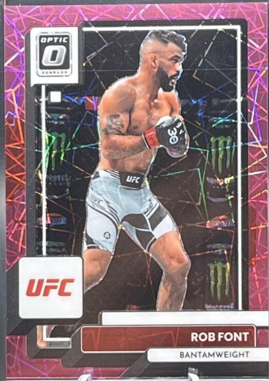 Rob Font [Pink Velocity] #74 Prices | 2023 Panini Donruss Optic UFC ...