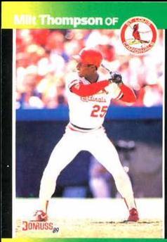 Milt Thompson #212 Prices | 1989 Donruss Baseball's Best | Baseball Cards