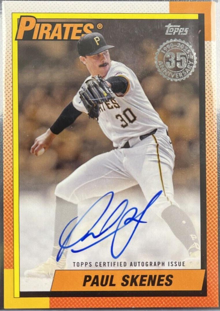 Paul Skenes [Gold] #90A-PS Prices | 2025 Topps 1990 Autograph | Baseball Cards