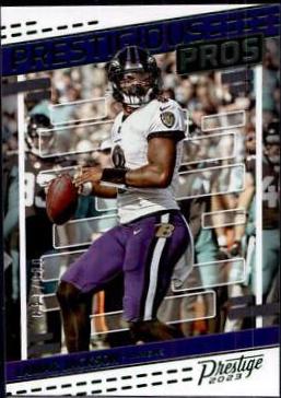 Lamar Jackson [Green] #PP-21 Prices | 2023 Panini Prestige Prestigious ...
