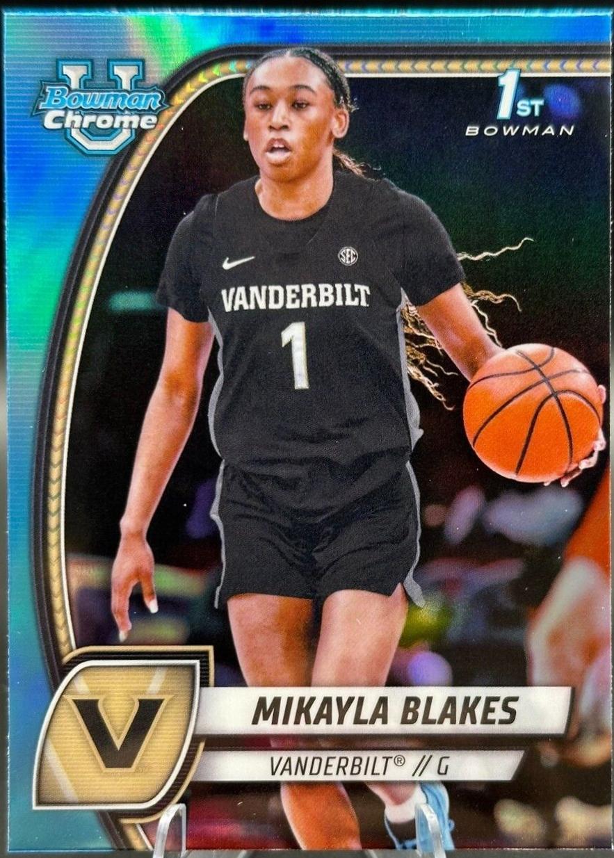 Mikayla Blakes [Sky Blue Refractor] #55 Prices | 2024 Bowman Chrome ...