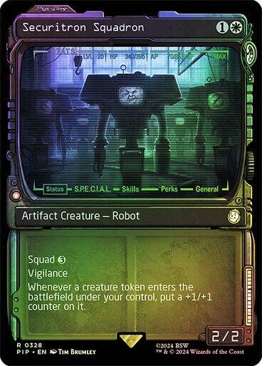 Securitron Squadron [Foil] #328 Prices | Magic Fallout | Magic Cards