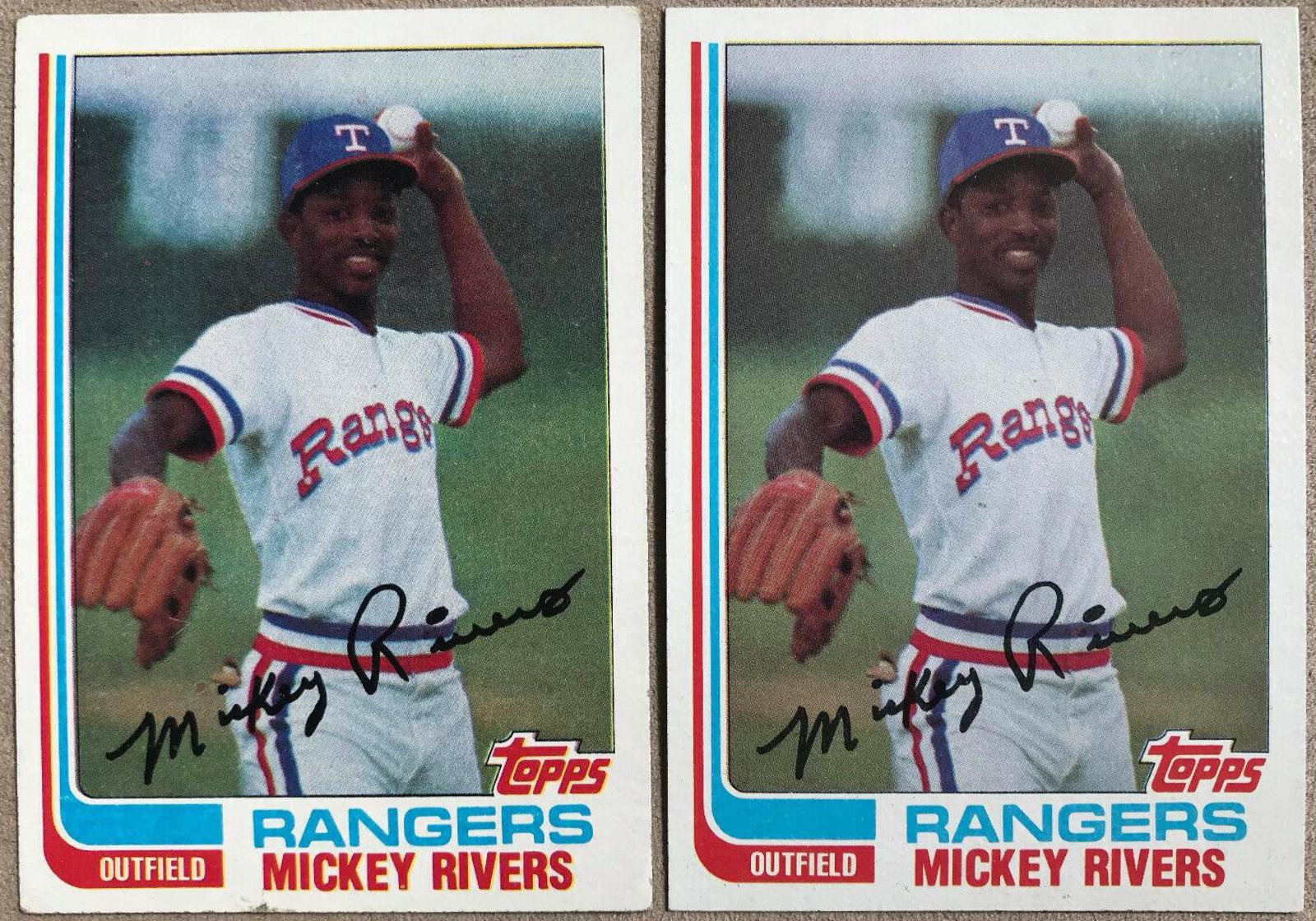 Mickey Rivers #704 Prices | 1982 Topps | Baseball Cards