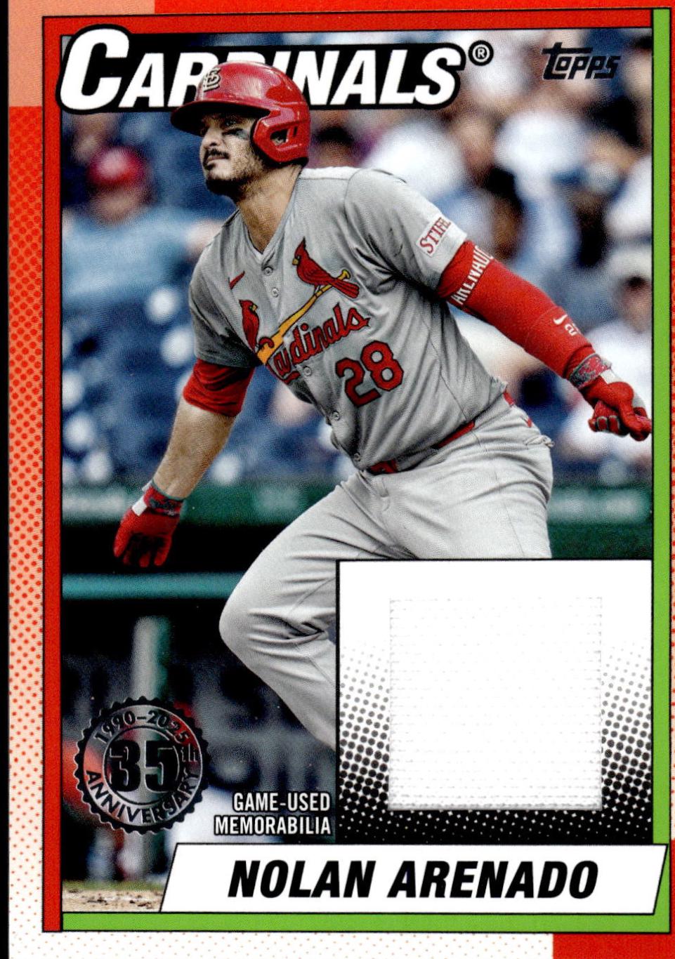 Nolan Arenado #T90R-NAR Prices | 2025 Topps 1990 Relic | Baseball Cards