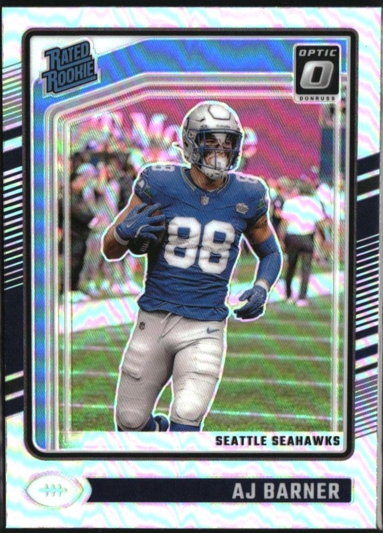 AJ Barner [Holo] #204 Prices | 2024 Panini Donruss Optic | Football Cards