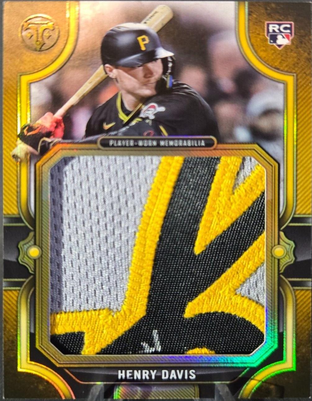 Henry Davis [Gold] #RJR-HD Prices | 2024 Topps Triple Threads Rookie ...