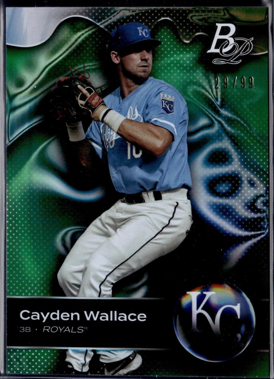 Cayden Wallace [Green] #TOP-84 Prices | 2023 Bowman Platinum Top ...