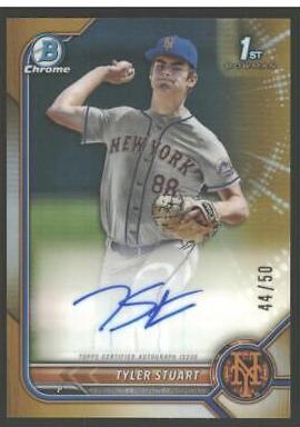 Tyler Stuart [Gold] #CDA-TST Prices | 2022 Bowman Draft Chrome ...