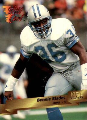 Bennie Blades #120 Prices | 1993 Wild Card | Football Cards