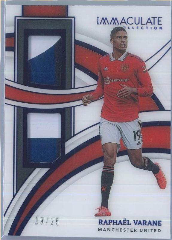Raphael Varane [blue] #DP-RV Prices | 2022 Panini Immaculate Collection ...