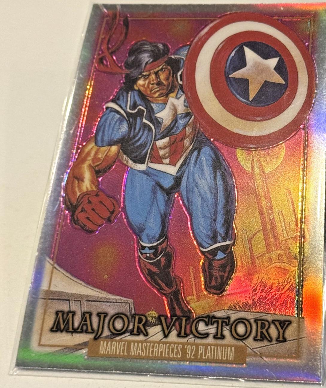 Major Victory [Rainbow] #48 Prices | Marvel 2024 SkyBox Masterpieces ...