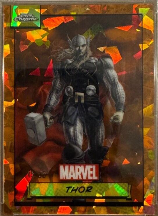 Thor [Orange Sapphire] #32 Prices | Marvel 2024 Topps Chrome | Marvel Cards