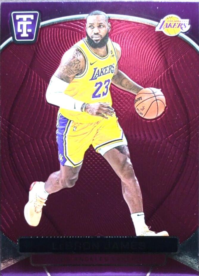 LeBron James [Maroon Mirror] #81 Prices | 2024 Panini Totally Certified ...