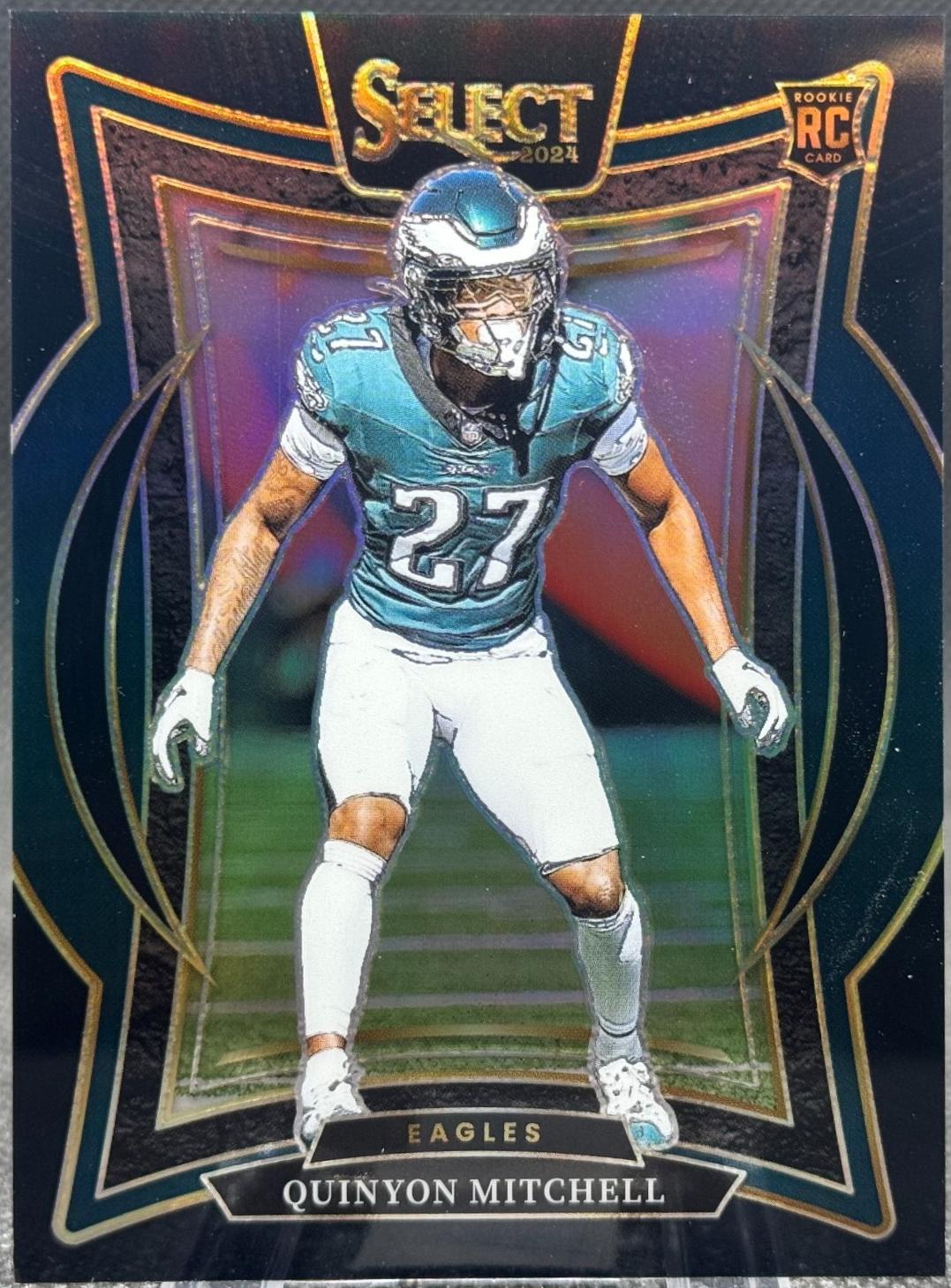 Quinyon Mitchell [Black Prizm] #55 Prices | 2024 Panini Select ...