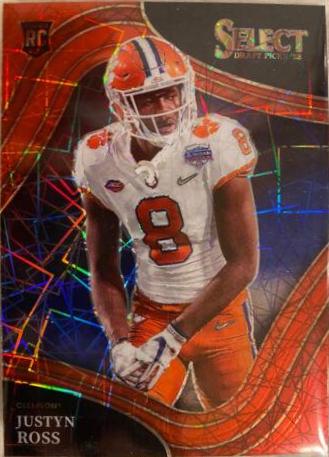 Justyn Ross [Red Lazer] #112 Prices | 2022 Panini Select Draft Picks ...