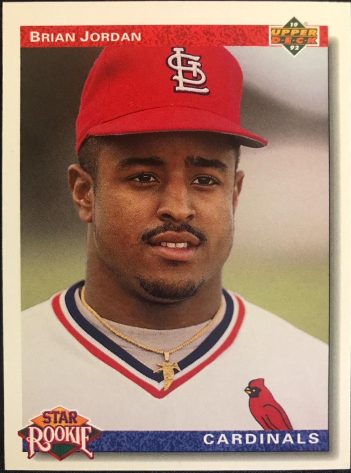 Brian Jordan #3 Prices [Rookie] | 1992 Upper Deck | Baseball Cards