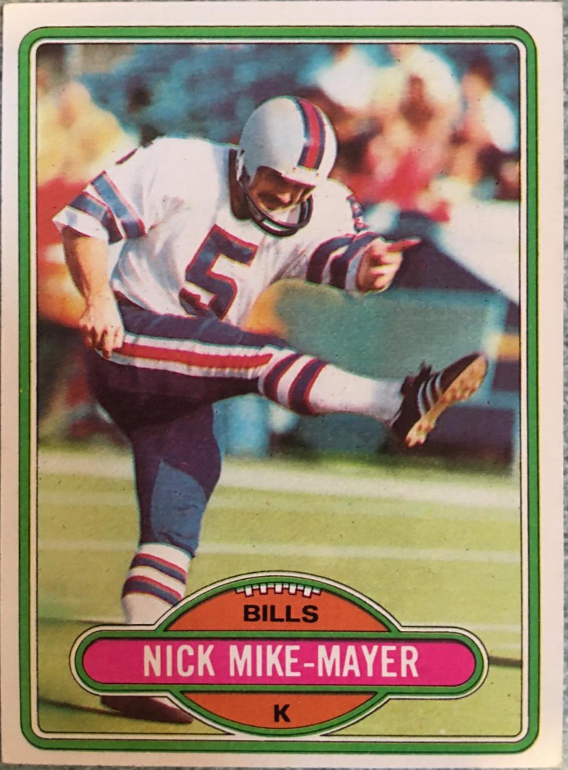 Nick Mike Mayer #313 Prices | 1980 Topps | Football Cards