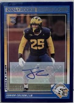 Junior Colson [Artist's Proof Signature] #359 Prices | 2024 Panini ...