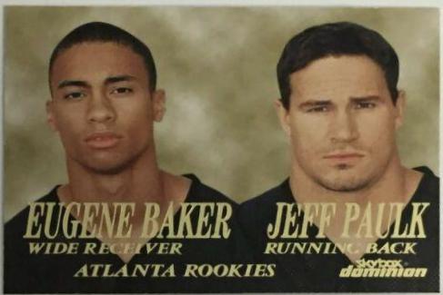 Jeff Paulk, Eugene Baker #220 Prices | 1999 Skybox Dominion | Football ...