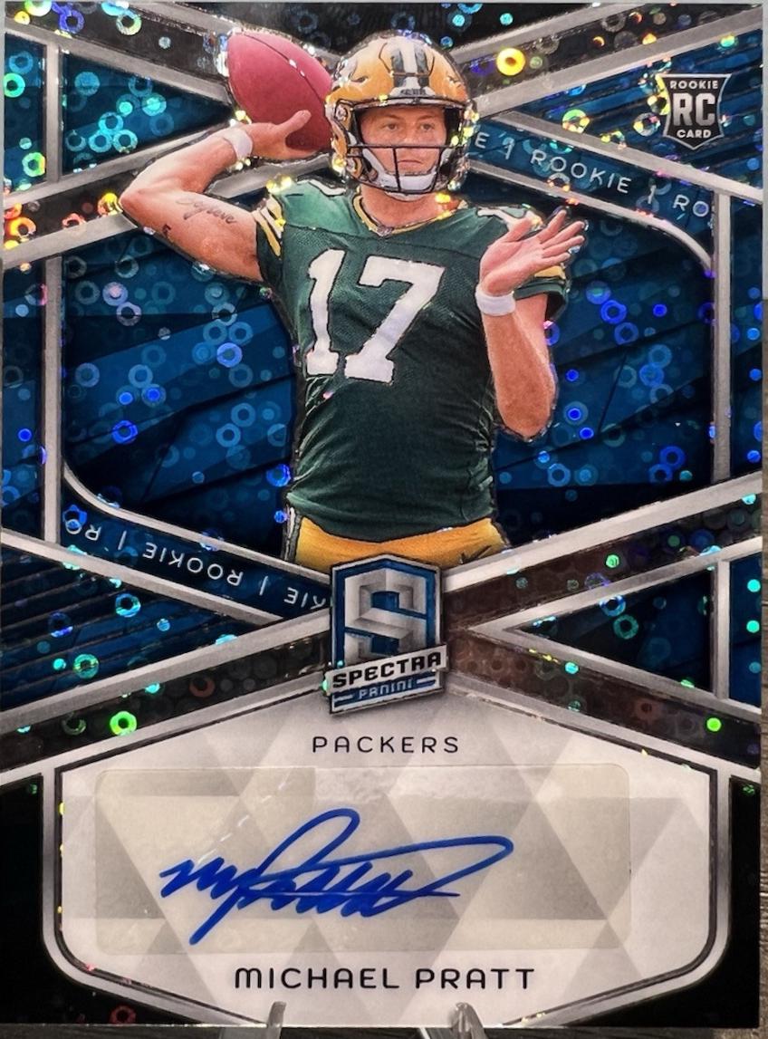 Michael Pratt [Blue Neon] #RA-MPT Prices | 2024 Panini Spectra Rookie ...