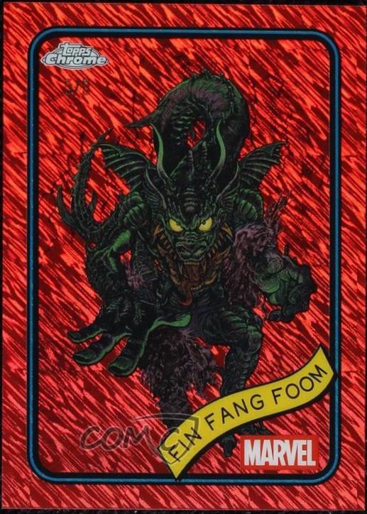 Fin Fang Foom [Red Shimmer] #53 Prices | Marvel 2025 Topps Chrome ...