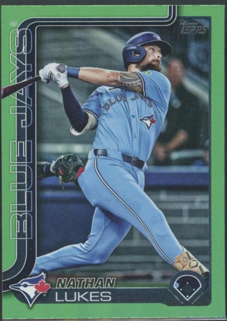 Nathan Lukes [Green Rainbow Foil] #420 Prices | 2025 Topps Series 2 ...