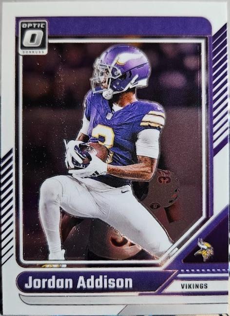 Jordan Addison #129 Prices | 2024 Panini Donruss Optic | Football Cards