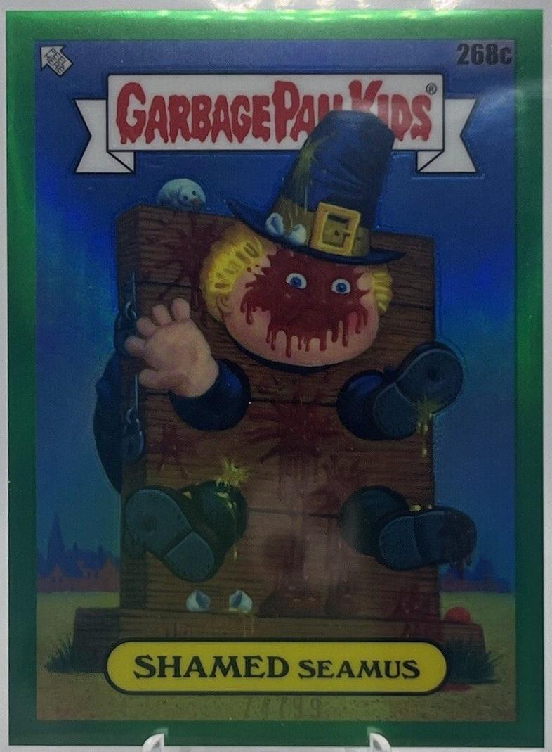 Shamed SEAMUS [Green Refractor] #268c Prices | 2024 Garbage Pail Kids ...