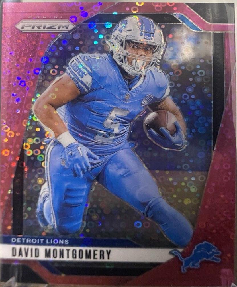 David Montgomery [Pink] #94 Prices | 2024 Panini Prizm No Huddle ...