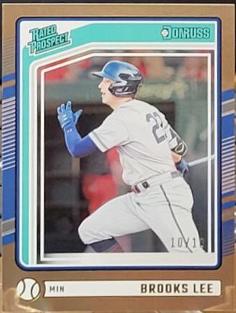 Brooks Lee [Gold] #154 Prices | 2024 Donruss | Baseball Cards