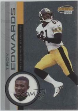 Troy Edwards [Retail] #192 Prices | 2001 Pacific Invincible | Football ...